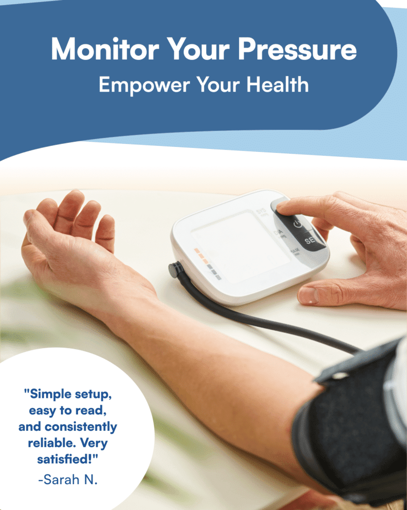 BPpro - FDA Approved Blood Pressure Monitor – Extra Large Screen, Dual ...
